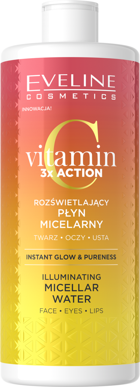 EVELINE COSMETICS, Vitamin C 3xAction , płyn micelarny rozświetlający ...