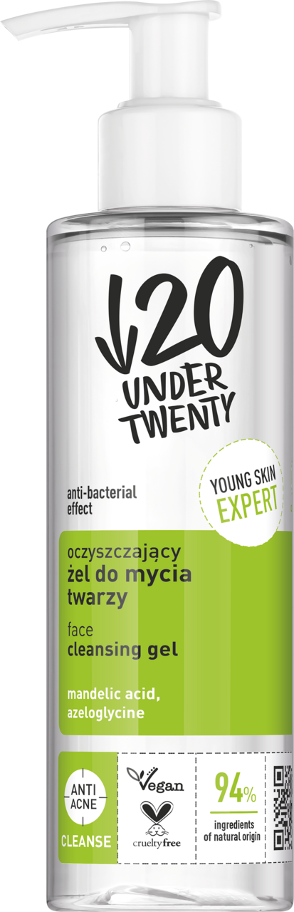 UNDER TWENTY, Young Skin Expert , żel do mycia twarzy oczyszczający ...