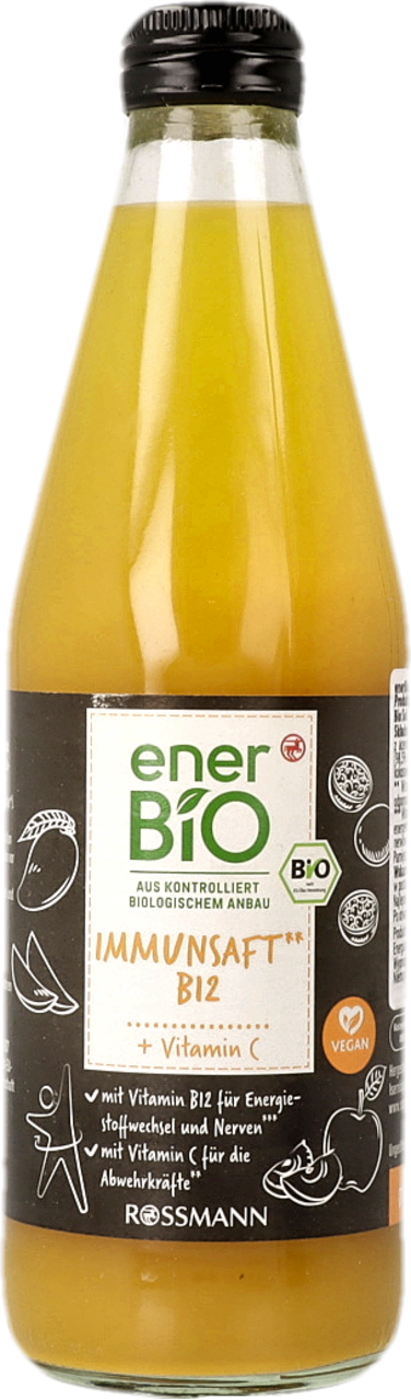 ENERBIO, napój, na odporność, z witaminą B12 i witaminą C, 330 ml ...