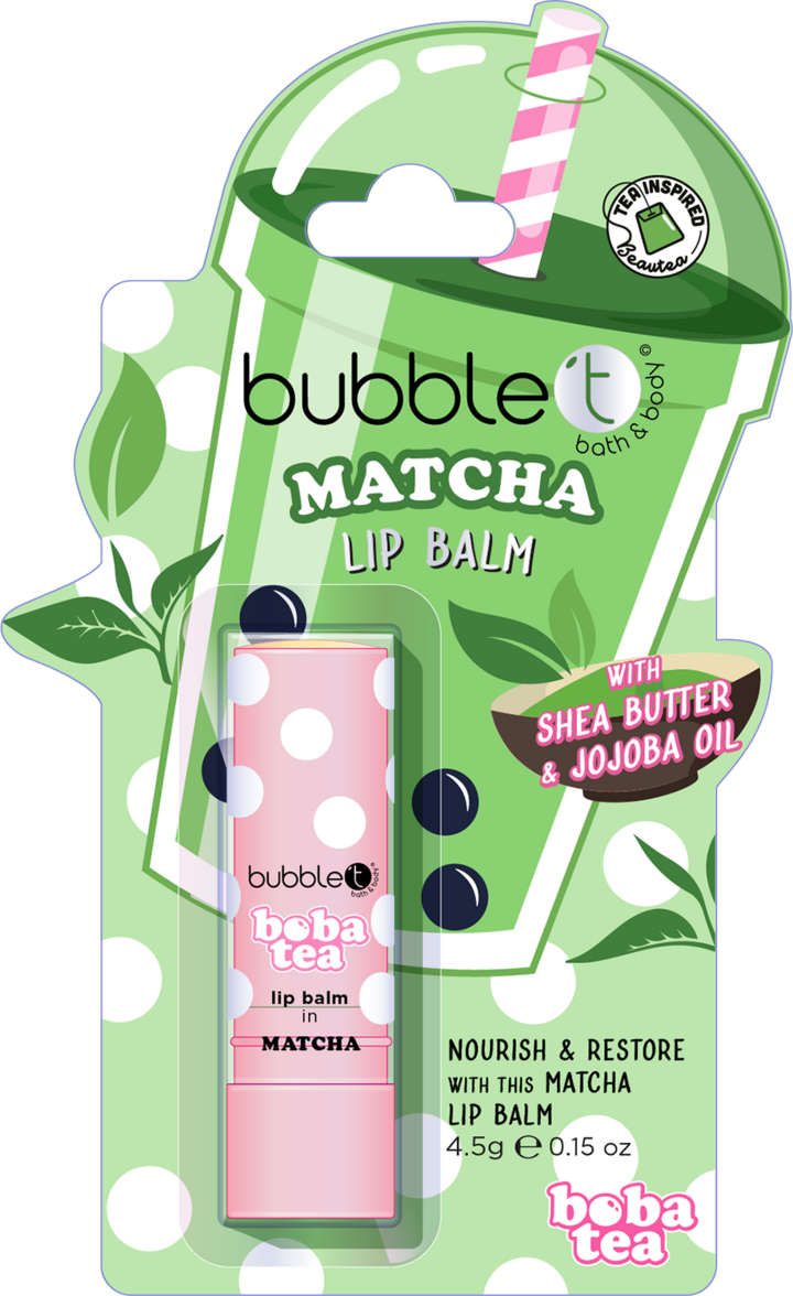 BUBBLE T, , balsam do ust, Matcha, 1 szt. | Drogeria Rossmann.pl