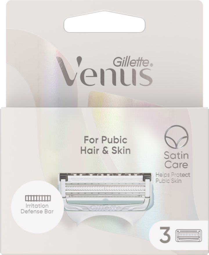 GILLETTE VENUS, Intimate , wkłady do maszynki do golenia okolic ...