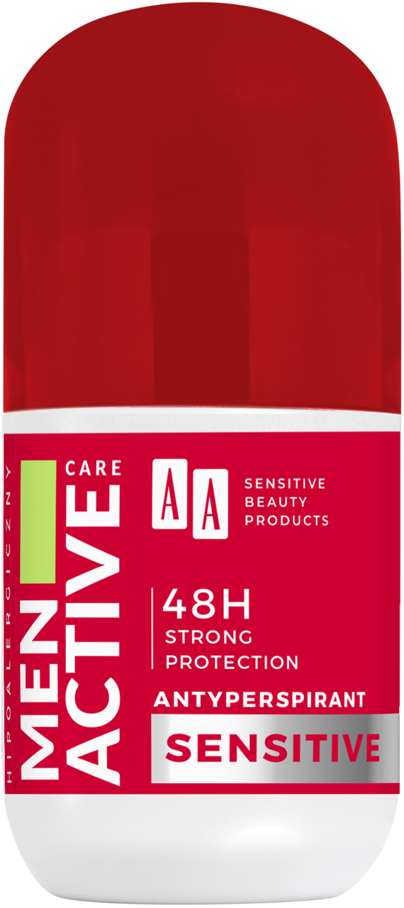 AA MEN, Active Care , antyperspirant w kulce, Sensitive, 50 ml ...