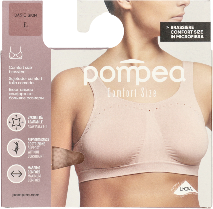POMPEA, biustonosz Comfort Basic, L, skin, 1 szt. | Drogeria Rossmann.pl