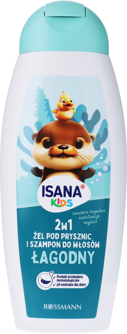 ISANA KIDS, szampon i żel, 2w1, łagodny, 300 ml | Drogeria Rossmann.pl