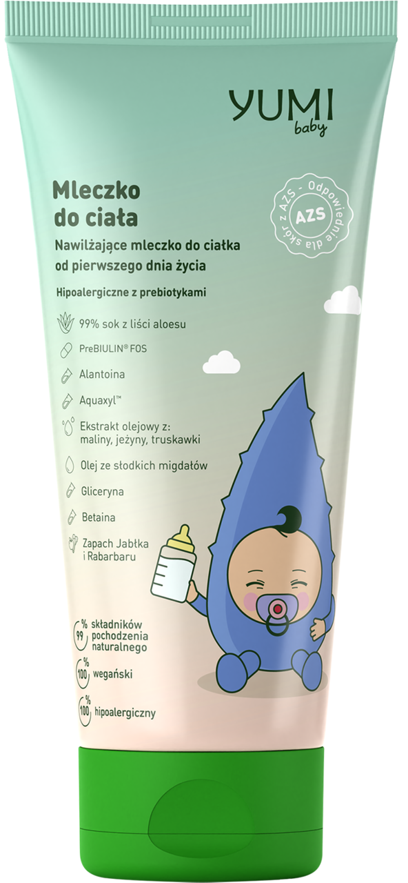 YUMI, , naturalne mleczko do ciała, od 1. dnia życia, 200 ml | Drogeria ...