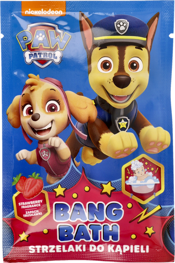 PAW PATROL, strzelaki do kąpieli, truskawka, 30 g | Drogeria Rossmann.pl