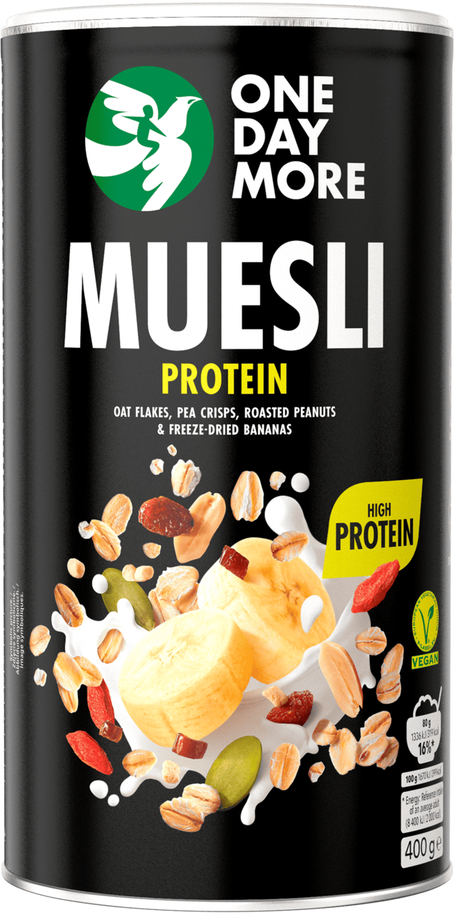 ONEDAYMORE, Protein , musli proteinowe, 400 g | Drogeria Rossmann.pl