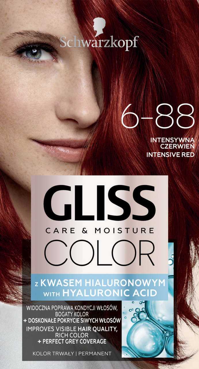 SCHWARZKOPF GLISS COLOR, Care & Moisture , farba do włosów, trwała, nr ...