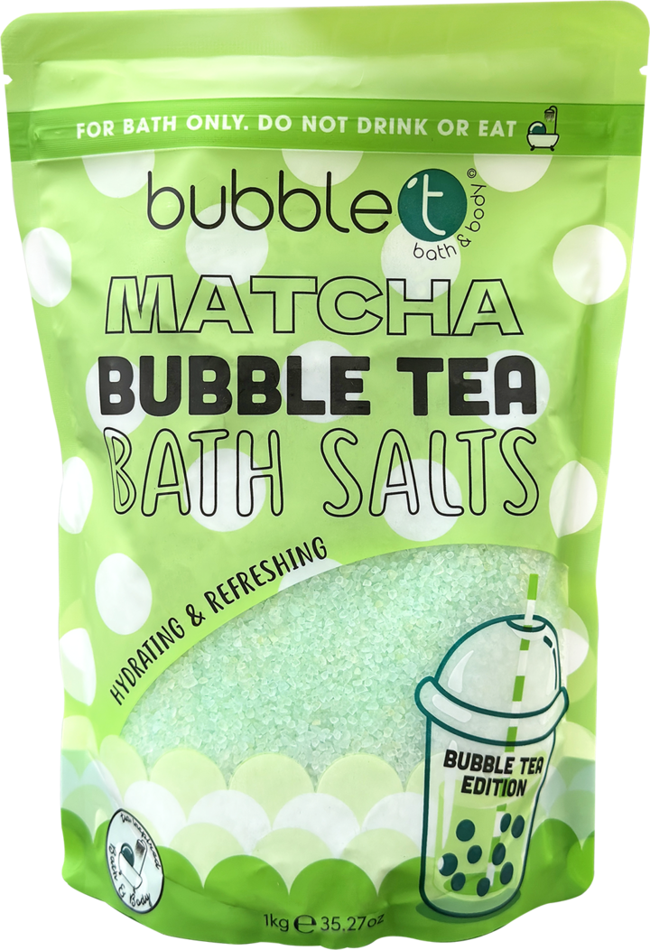 BUBBLE T, , sól do kąpieli, Matcha, 1 kg | Drogeria Rossmann.pl