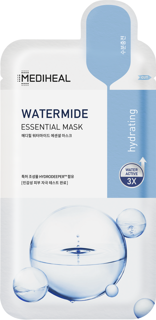 MEDIHEAL, Essential , maseczka w płachcie, nawilżająca, z wodą morską ...