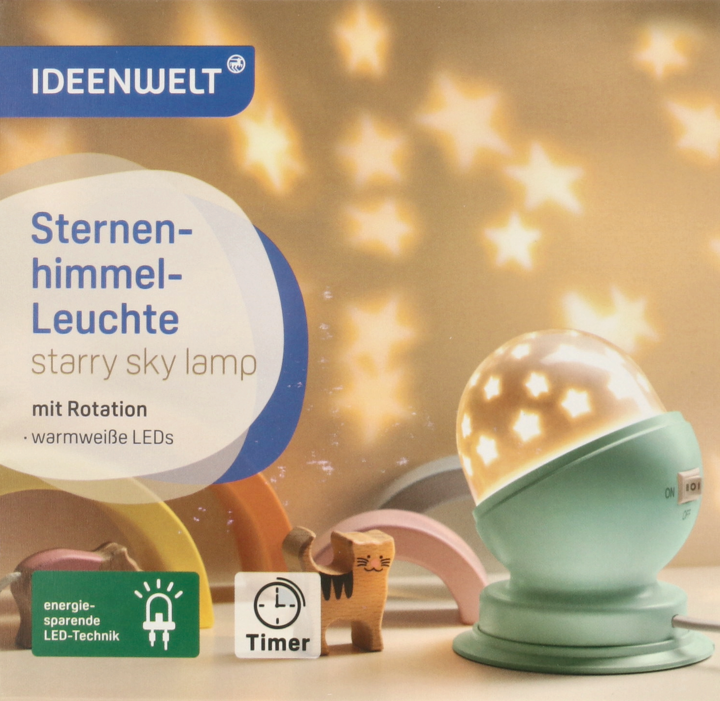 IDEENWELT, , projektor Led mięta gwiazdki, 1 szt. | Drogeria Rossmann.pl