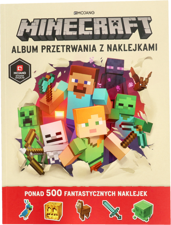 HARPERCOLLINS HARPERKIDS, Minecraft. Album przetrwania z naklejkami, 1 ...