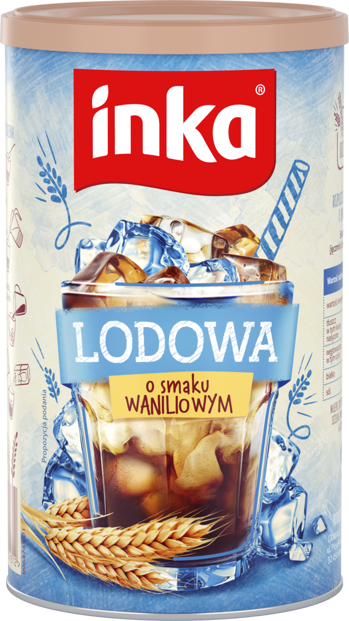 INKA, , kawa zbożowa lodowa, smak waniliowy, 120 g | Drogeria Rossmann.pl