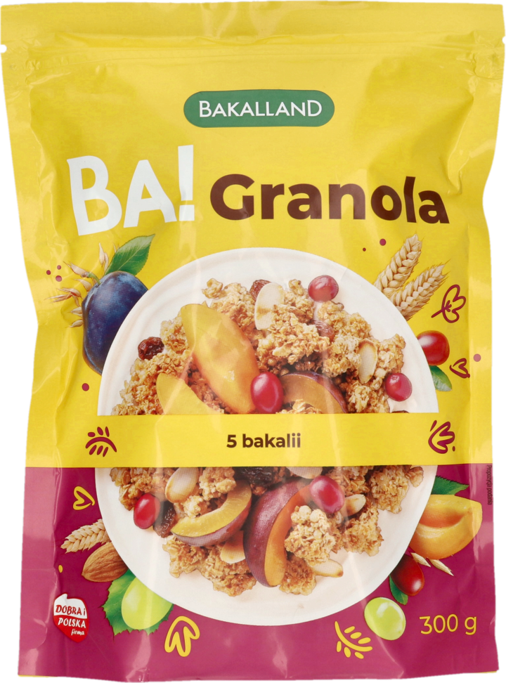 BAKALLAND, , granola, 5 bakalii, 300 g | Drogeria Rossmann.pl