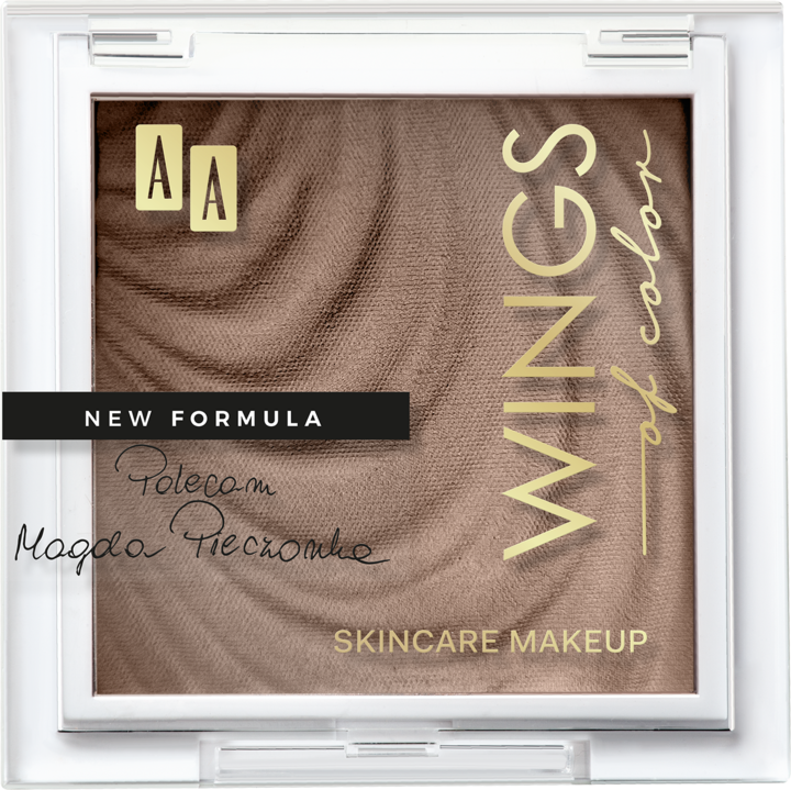 AA WINGS OF COLOR, , bronzer matowy, nr 02 Natural Bronze, 7 g ...