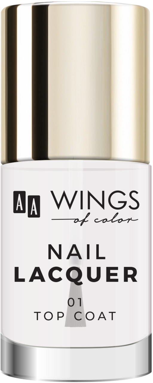 AA WINGS OF COLOR, lakier do paznokci, nr 01 Top Coat, 10 ml | Drogeria ...