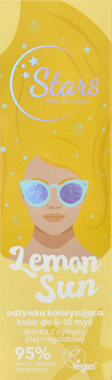 STARS FROM THE STARS, , odżywka do włosów koloryzująca, Lemon Sun, 50 ...