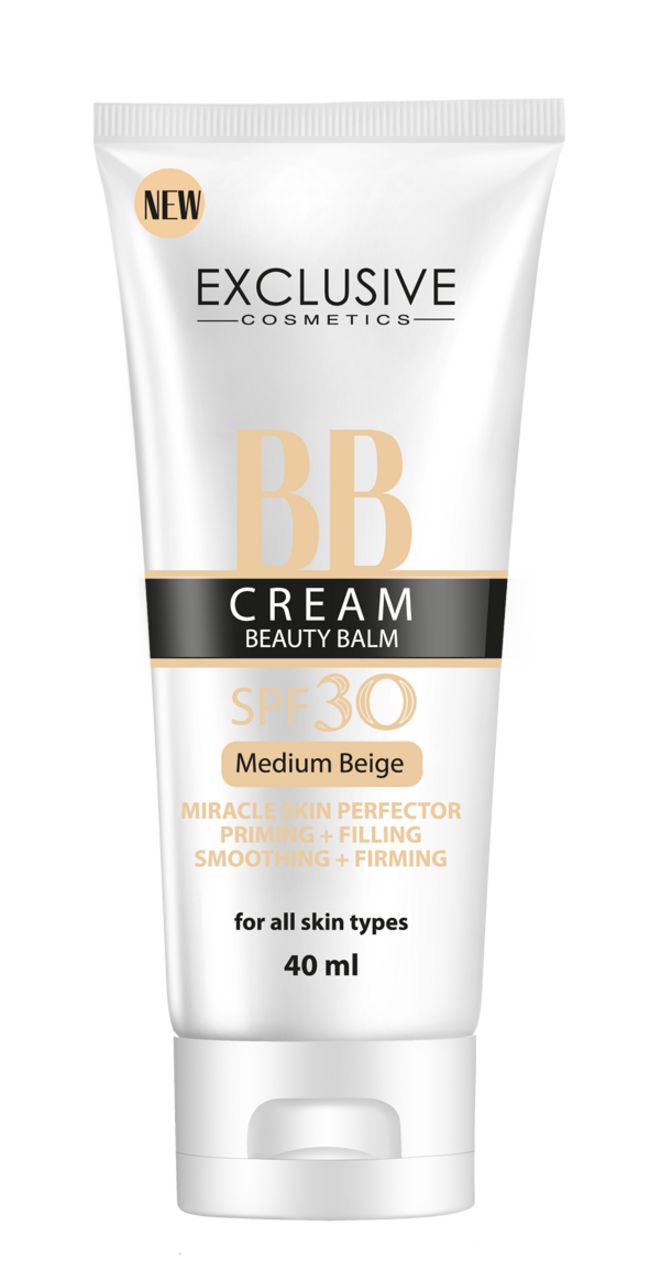EXCLUSIVE COSMETICS, , krem BB, SPF30, Medium Beige, 40 ml | Drogeria ...