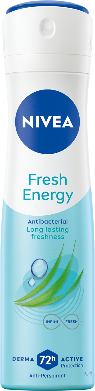 NIVEA, Fresh Energy , antyperspirant w sprayu, 72h, 150 ml | Drogeria ...