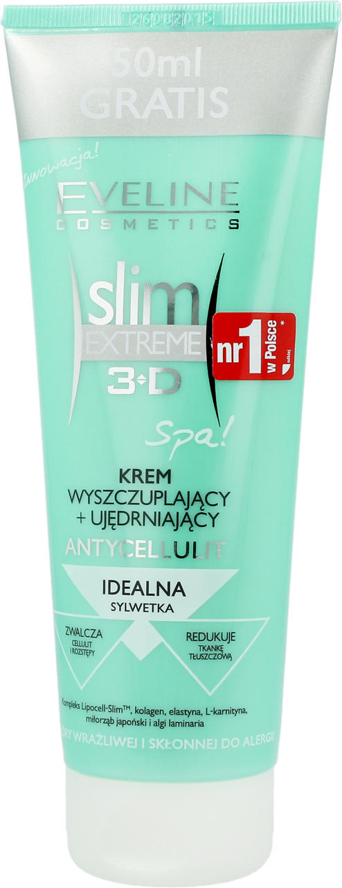 EVELINE COSMETICS, krem do ciała, wyszczuplający+ujędrniający, 200 ml ...