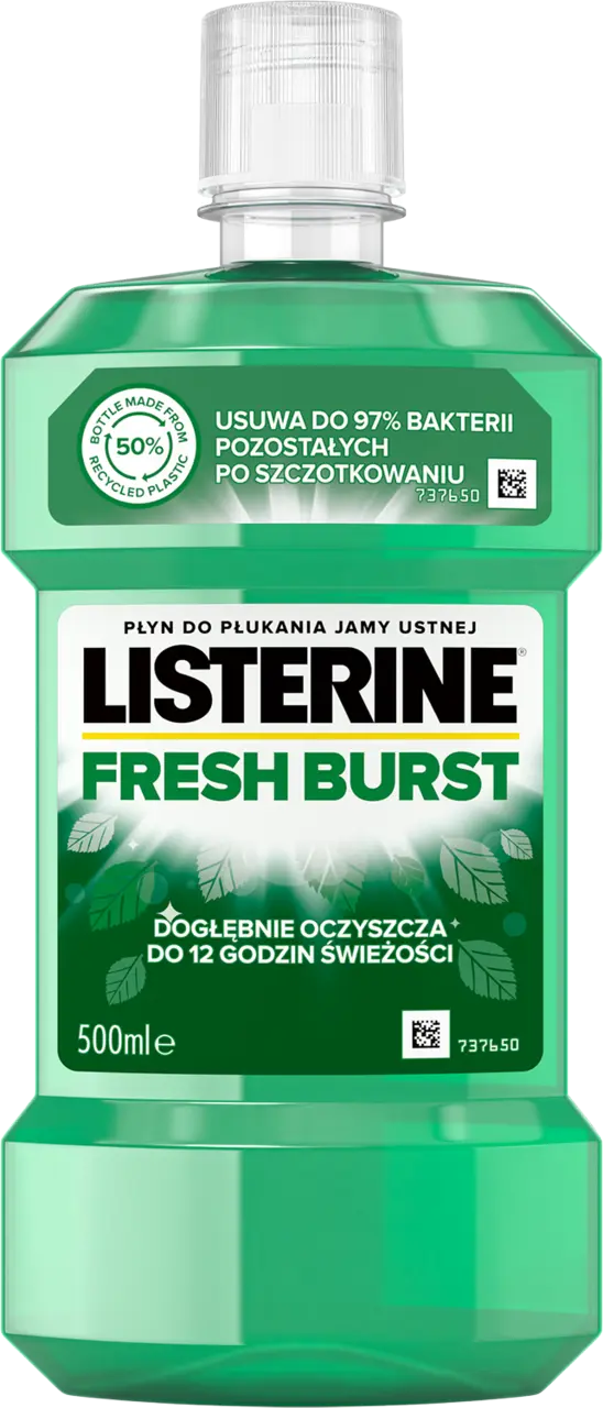 LISTERINE, Fresh Burst , płyn do płukania jamy ustnej, 500 ml ...
