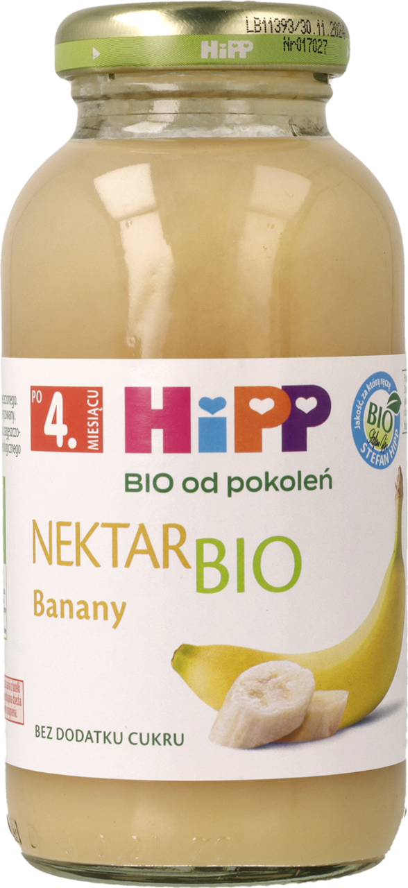 HIPP, , nektar bananowy, 4m+, 200 ml | Drogeria Rossmann.pl