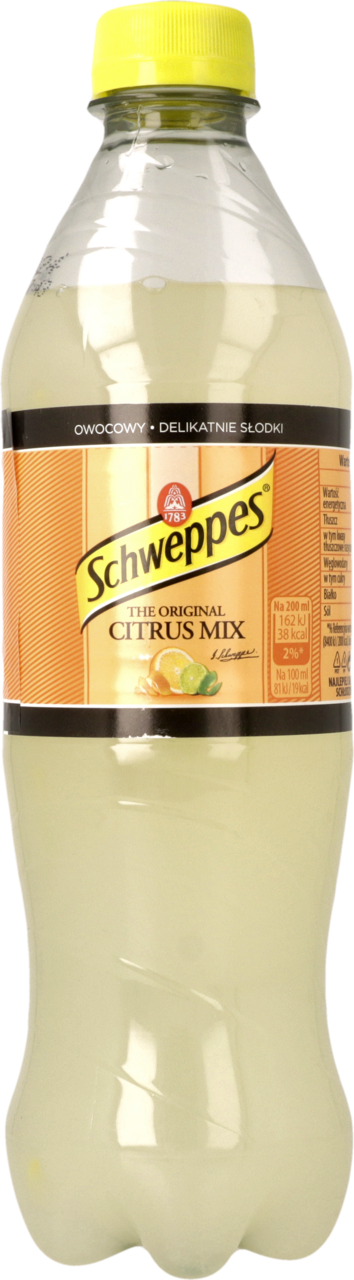 SCHWEPPES, Citrus Mix , napój gazowany o smaku cytrusowym, 500 ml ...