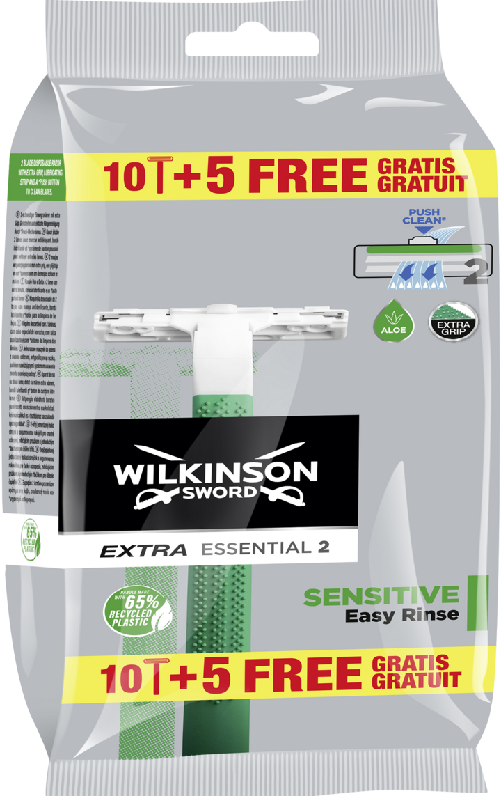 WILKINSON SWORD, Sensitive Extra 2, maszynki do golenia, 2-ostrzowe ...