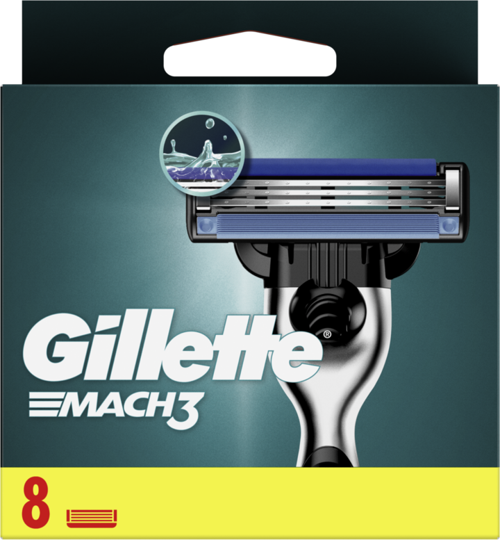 GILLETTE, Mach 3 , wkłady do maszynki do golenia, 3-ostrzowe, dla ...