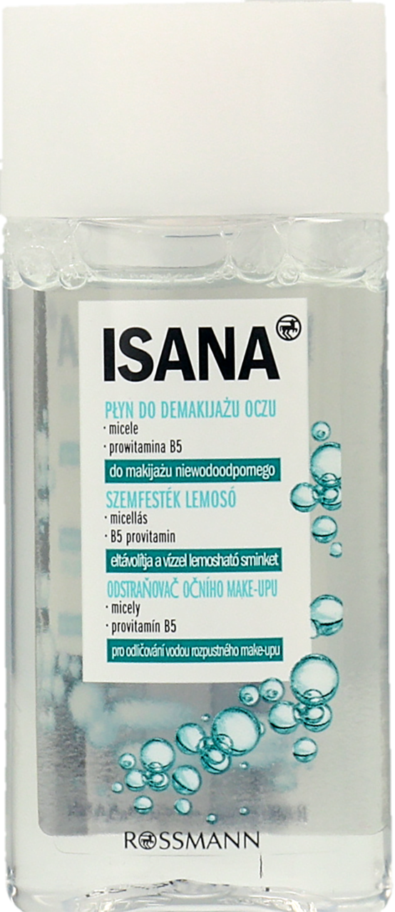 ISANA, płyn do demakijażu oczu, mini, 50 ml | Drogeria Rossmann.pl