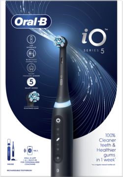 ORAL-B, iO 5, szczoteczka elektryczna, Matt Black, 1 szt. | Drogeria Rossmann.pl