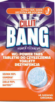 CILLIT BANG, Power Cleaner Dezynfekcja, tabletki do czyszczenia toalety ...