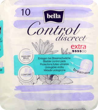 BELLA, Control Discreet , wkładki urologiczne, Extra, 10 szt ...