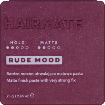 HAIRMATE, Rude Mood , pasta do włosów bardzo mocno utrwalająca, matowa ...