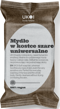 UKOI, mydło w kostce, szare, 100 g | Drogeria Rossmann.pl