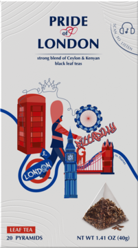 G'TEA, herbata czarna, Pride of London, 20x2 g | Drogeria Rossmann.pl