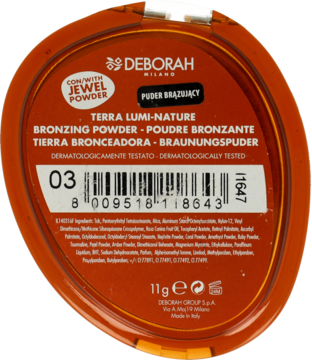 DEBORAH, puder brązujący, nr 3, 11 g | Drogeria Rossmann.pl