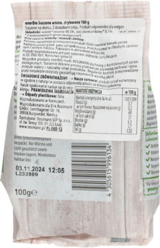 ENERBIO, wiśnie suszone, drylowane, 100 g | Drogeria Rossmann.pl