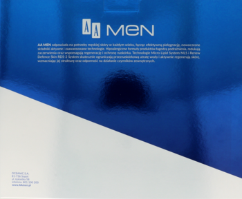 AA MEN, krem do twarzy 50+ 50ml, balsam po goleniu 100ml ...