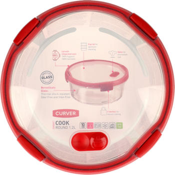 CURVER, okrągły pojemnik, poj. 1,2 l, 1 szt. | Drogeria Rossmann.pl