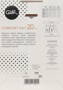 GATTA, Comfort Day , rajstopy 20den, golden 2, 1 para | Drogeria ...