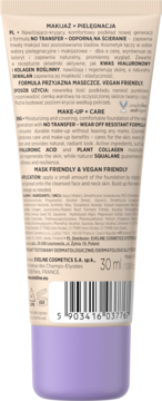 EVELINE COSMETICS, Better Than Perfect , podkład do twarzy, nawilżający, kryjący, nr 01 Ivory ...