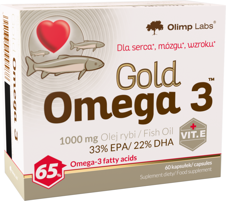 OLIMP LABS, Gold Omega 3 , kapsułki, koncentrat oleju rybiego ...