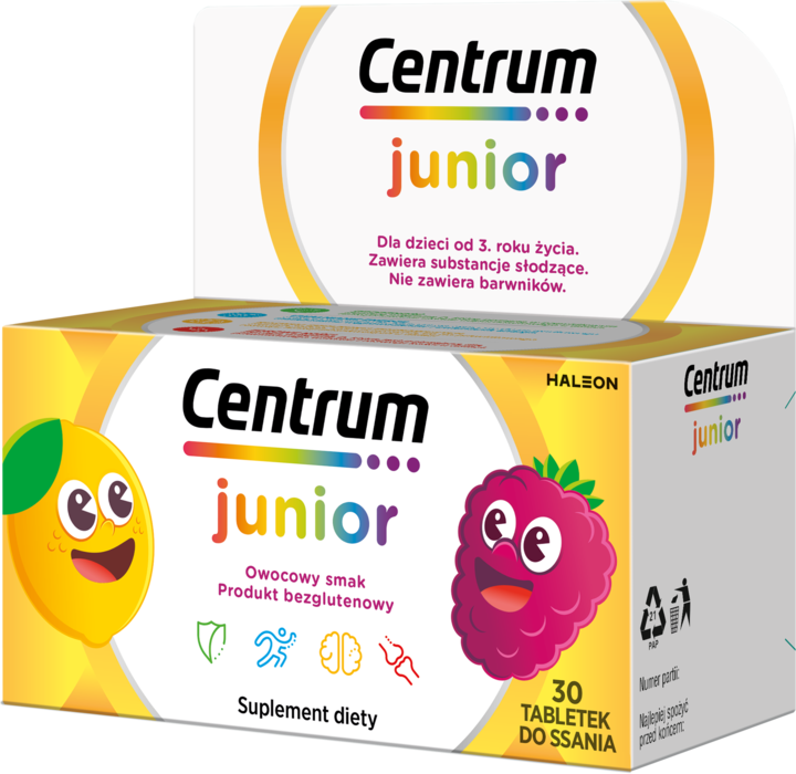 CENTRUM, Junior , tabletki do ssania, z witaminami i składnikami ...