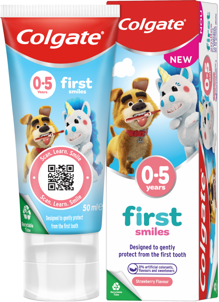 COLGATE, First Smiles , pasta do zębów, dla dzieci 0-5lat, smak ...