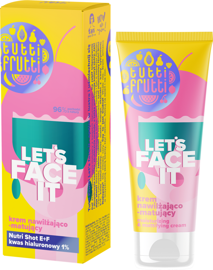 FARMONA TUTTI FRUTTI, Let's Face It , krem do twarzy, Nutri Shot ...