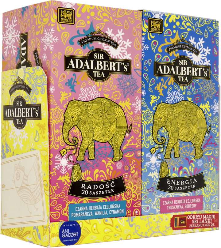 ADALBERT'S TEA, , zestaw herbat Energia i Radość,, 80 g | Drogeria ...