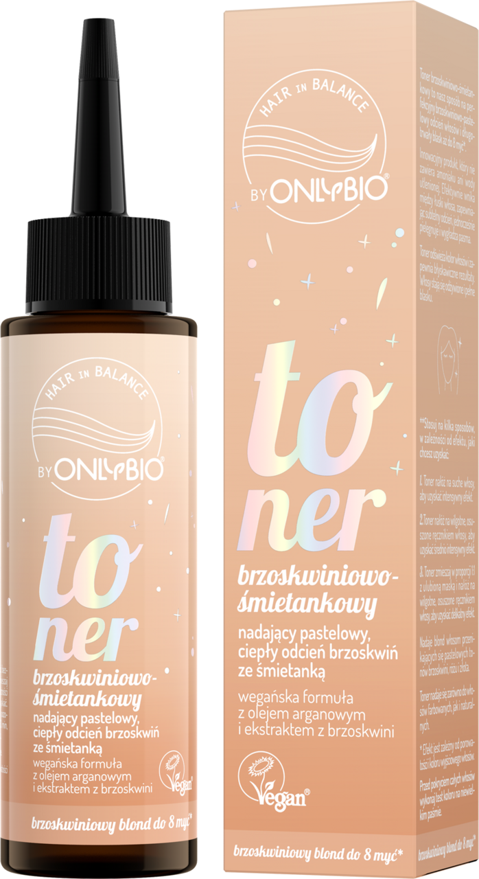 ONLYBIO, Hair in Balance , toner brzoskwiniowy, 100 ml | Drogeria ...