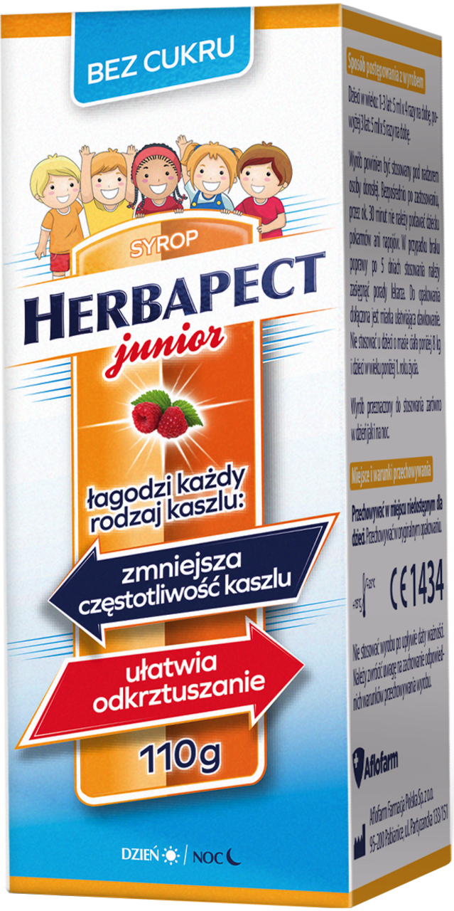 HERBAPECT, Junior , syrop, bez cukru, 110 g | Drogeria Rossmann.pl