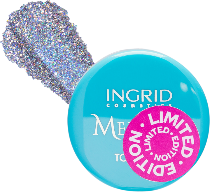 INGRID COSMETICS, Mermaid Glow , top coat, silver, I want it All, 2,5 g ...